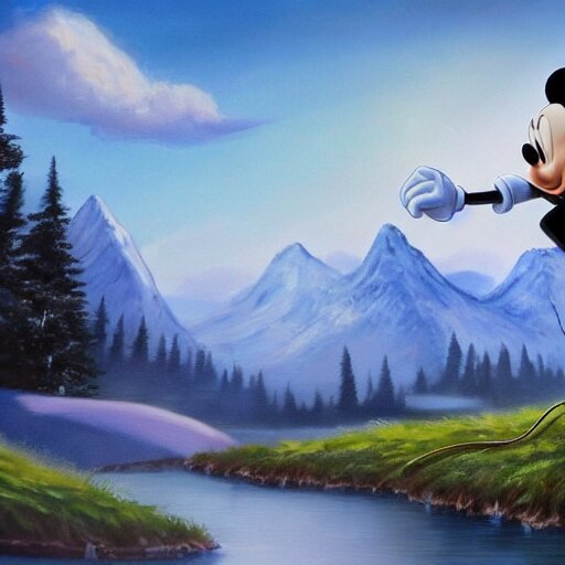 Lexica - A closeup photorealistic photograph of bob ross working on a ...