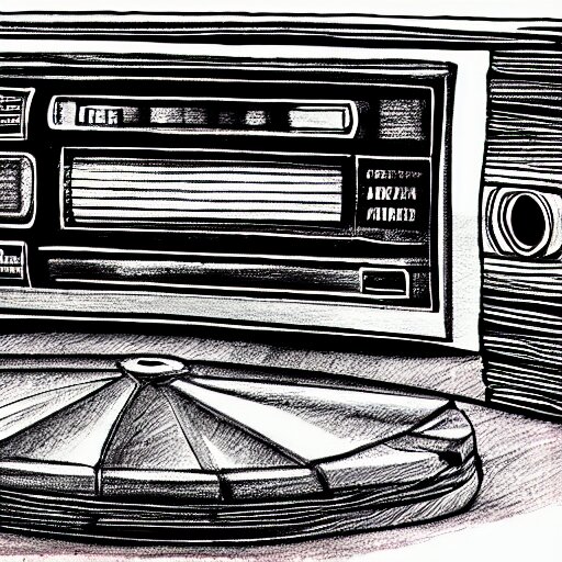 Lexica - Videocassette drawing