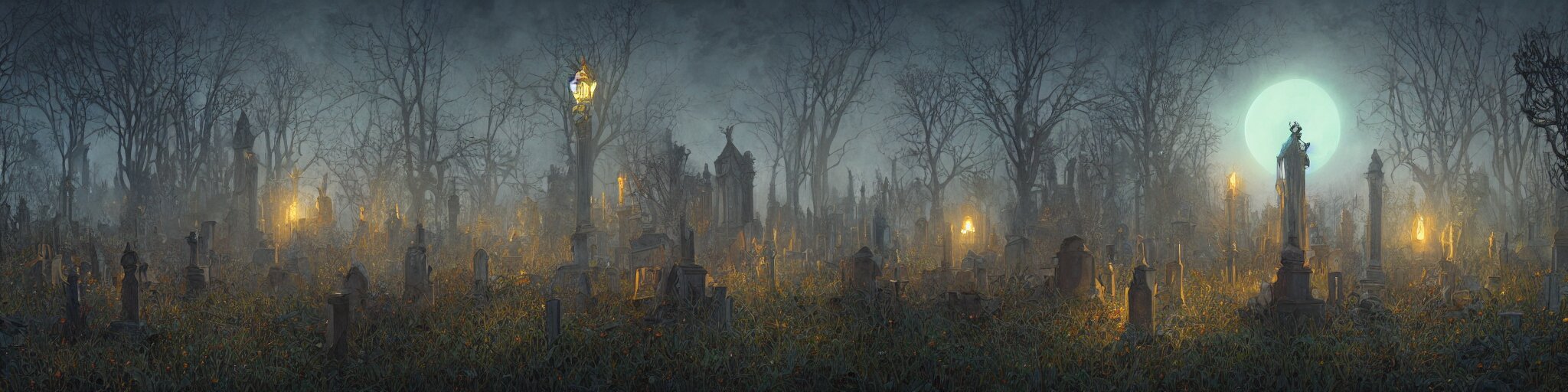 Lexica - An ultra detailed animation of a glowing apparition in a ...