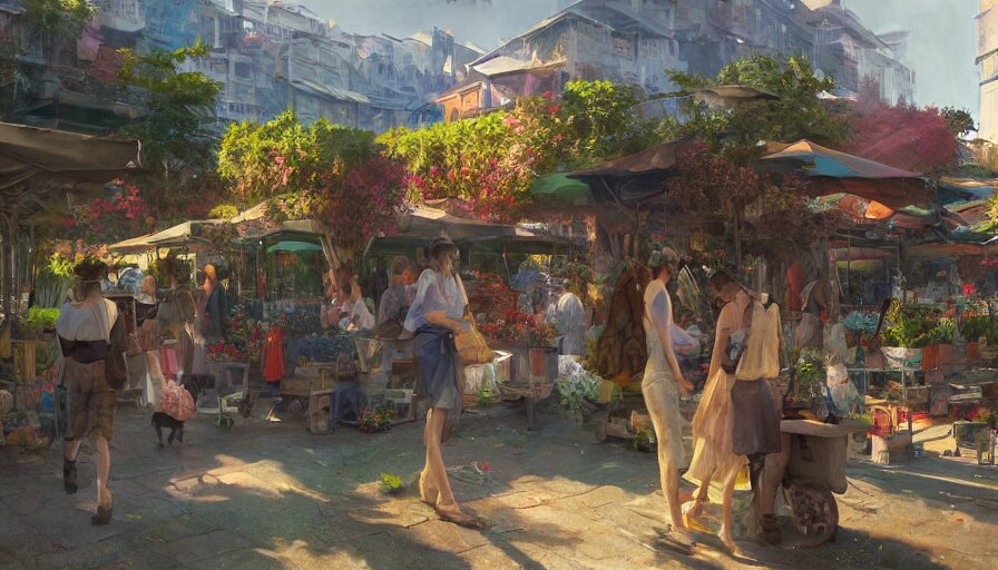 Lexica - Craig mullins and ghibli digital illustration of solarpunk ...