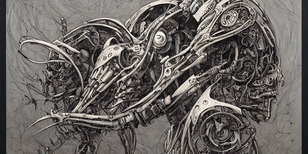 Lexica - A beautiful painting of robot by aaron horkey, trending on ...