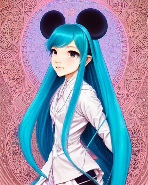 Lexica - Portrait of disney hatsune miku!!!!!!!!!!!!!!!!!!!, intricate ...