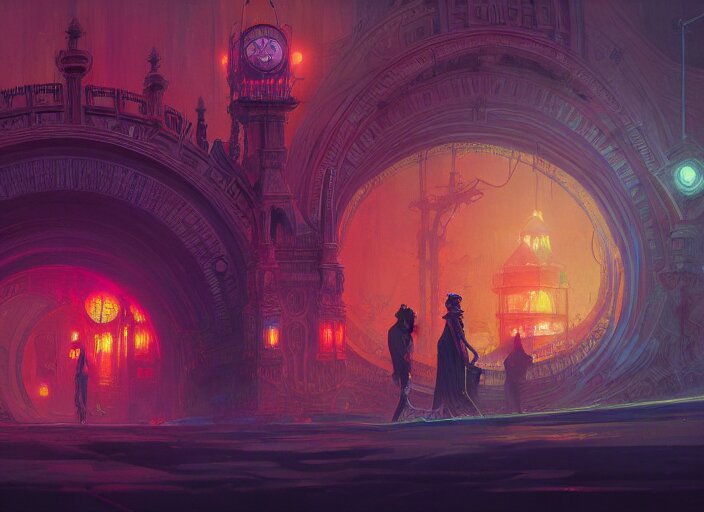 Lexica - A psychedelic challis clockwork behir , vibrant color scheme ...