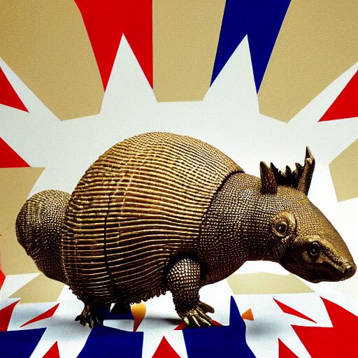Lexica - Armadillo patriot potus, modern art placed in a large living ...