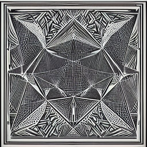 Lexica - “geometrically incomprehensible surreal order of triangles ...