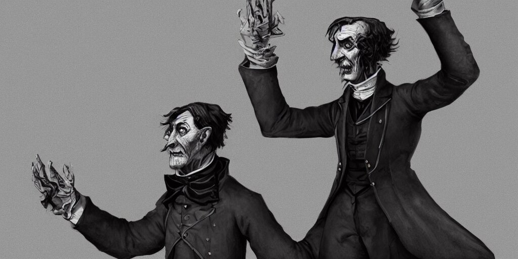 Lexica - Evil victorian man with his hand up, controlling people like a ...