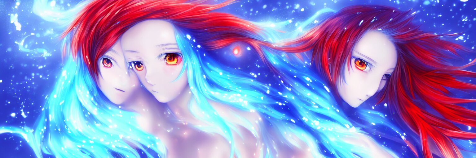 Lexica - Advanced digital anime art, a very cute gorgeous teenage girl ...