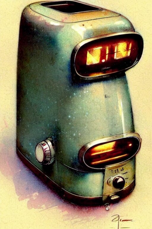 Lexica - ( ( ( ( ( 1 9 5 0 s retro future art deco toaster design ...