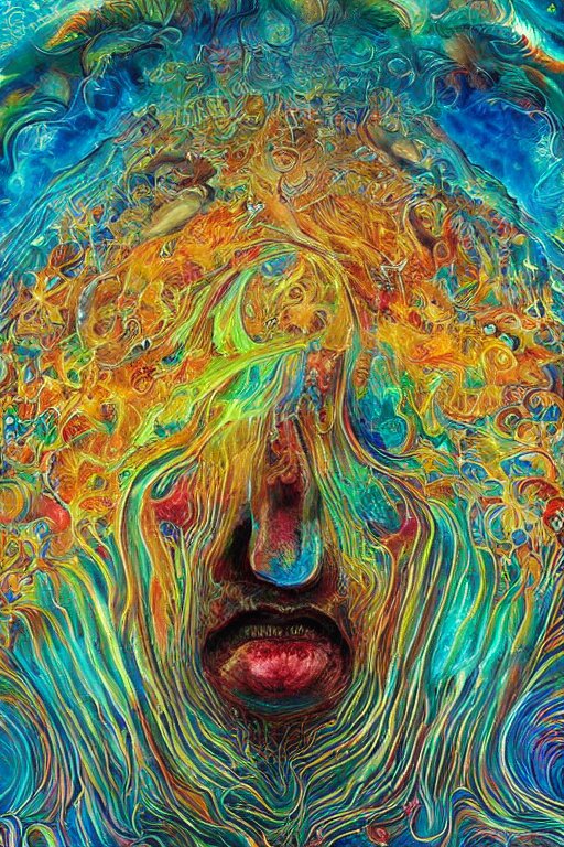 Lexica - Hyperrealistic abstract close-up Renaissance psychedelic ...