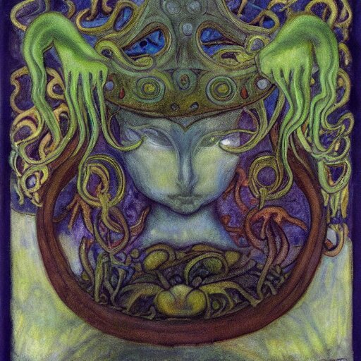 Lexica - The tentacle crown,by Annie Swynnerton and Diego Rivera ...