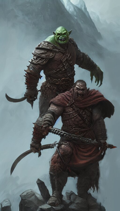 Lexica - Legendary orc assassin, highly detailed, d & d, fantasy ...
