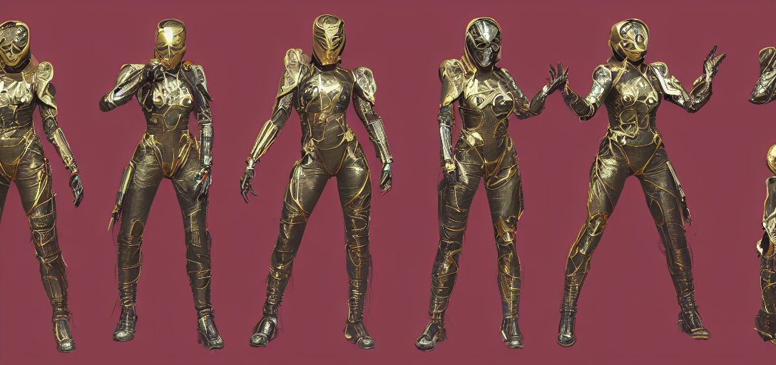 Lexica - Character sheet concept art of female special forces superhero ...