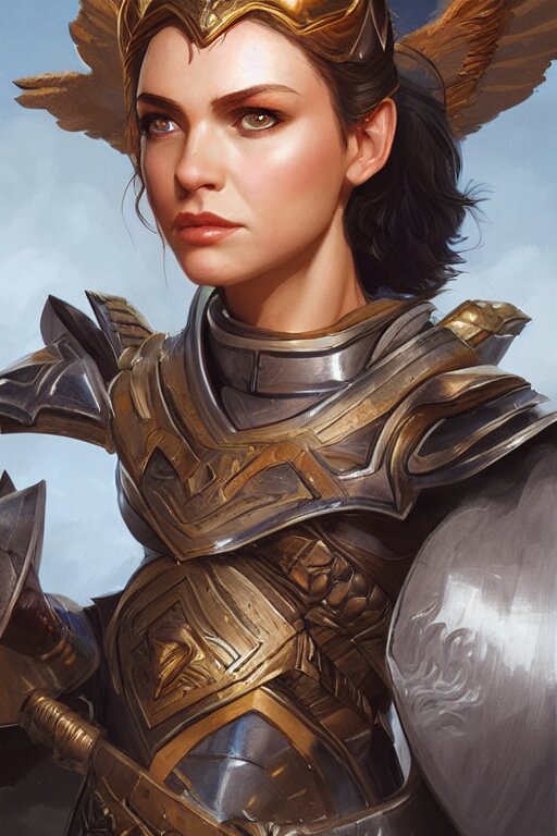 Lexica - Amazon valkyrie athena, d & d, fantasy, portrait, highly ...