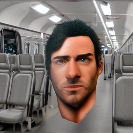 Lexica - Train that looks human with human face, hyper realistic
