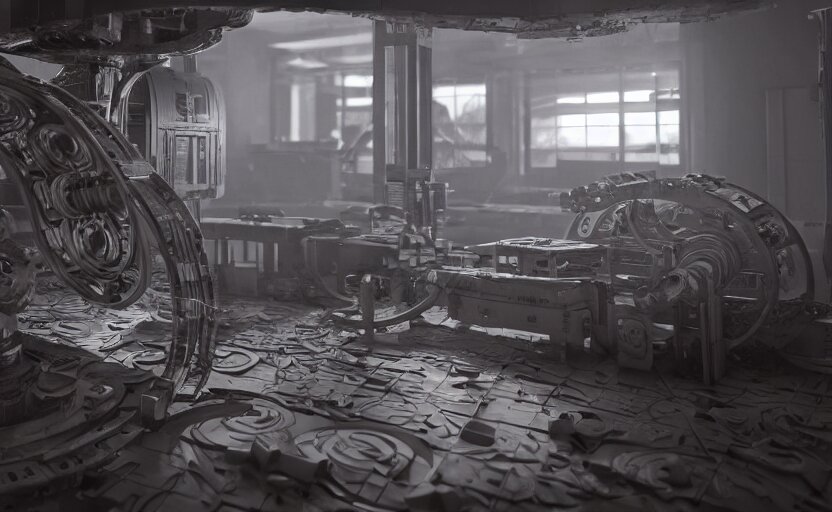 Lexica - Unstable! Machine!, Hyperrealistic Rendering, Intricate Details, Raytracing, Volumetric ...