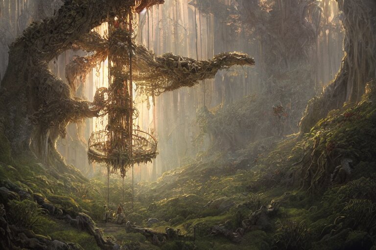 Lexica - Forest of spirits singing to the church bells below, d & d ...