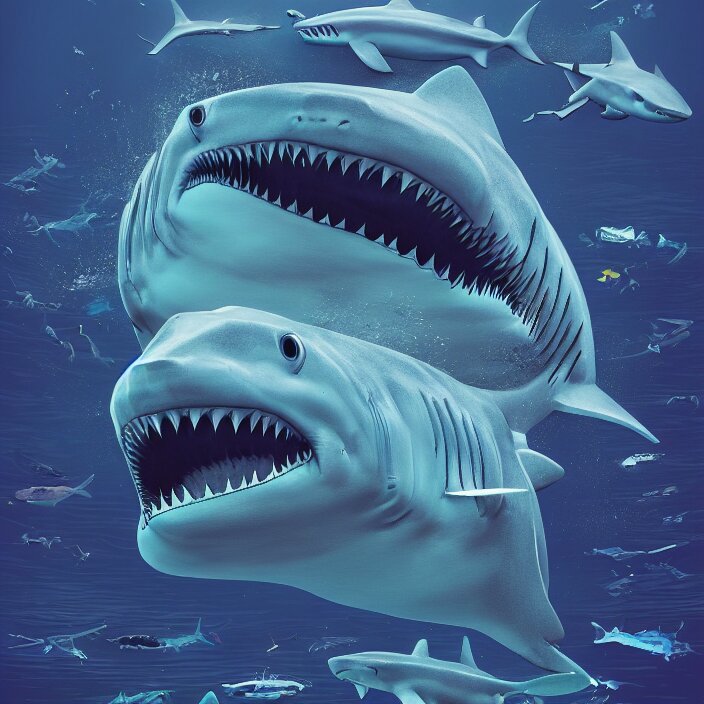 Lexica - Portrait of joe biden as a shark. intricate abstract ...