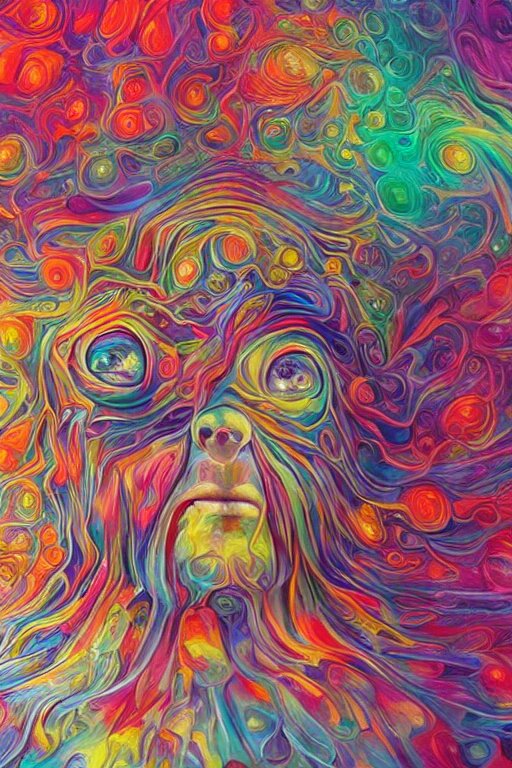 Lexica - Hyperrealistic abstract close-up Renaissance psychedelic ...