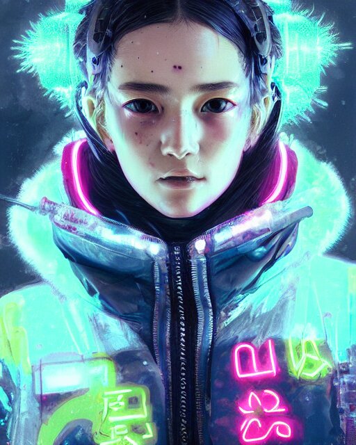 Lexica - Detailed portrait Neon Operator Girl, cyberpunk futuristic ...