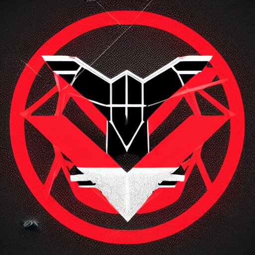 Lexica - Geometric white eagle, flying above an open black book, icon ...