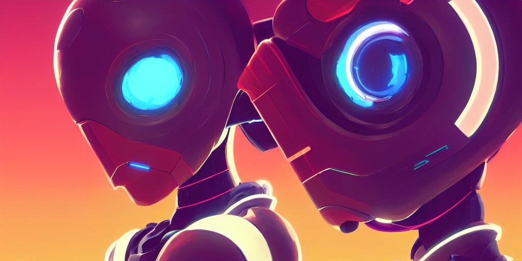 Lexica - Digital illustration of sleek humanoid robot by makoto shinkai ...