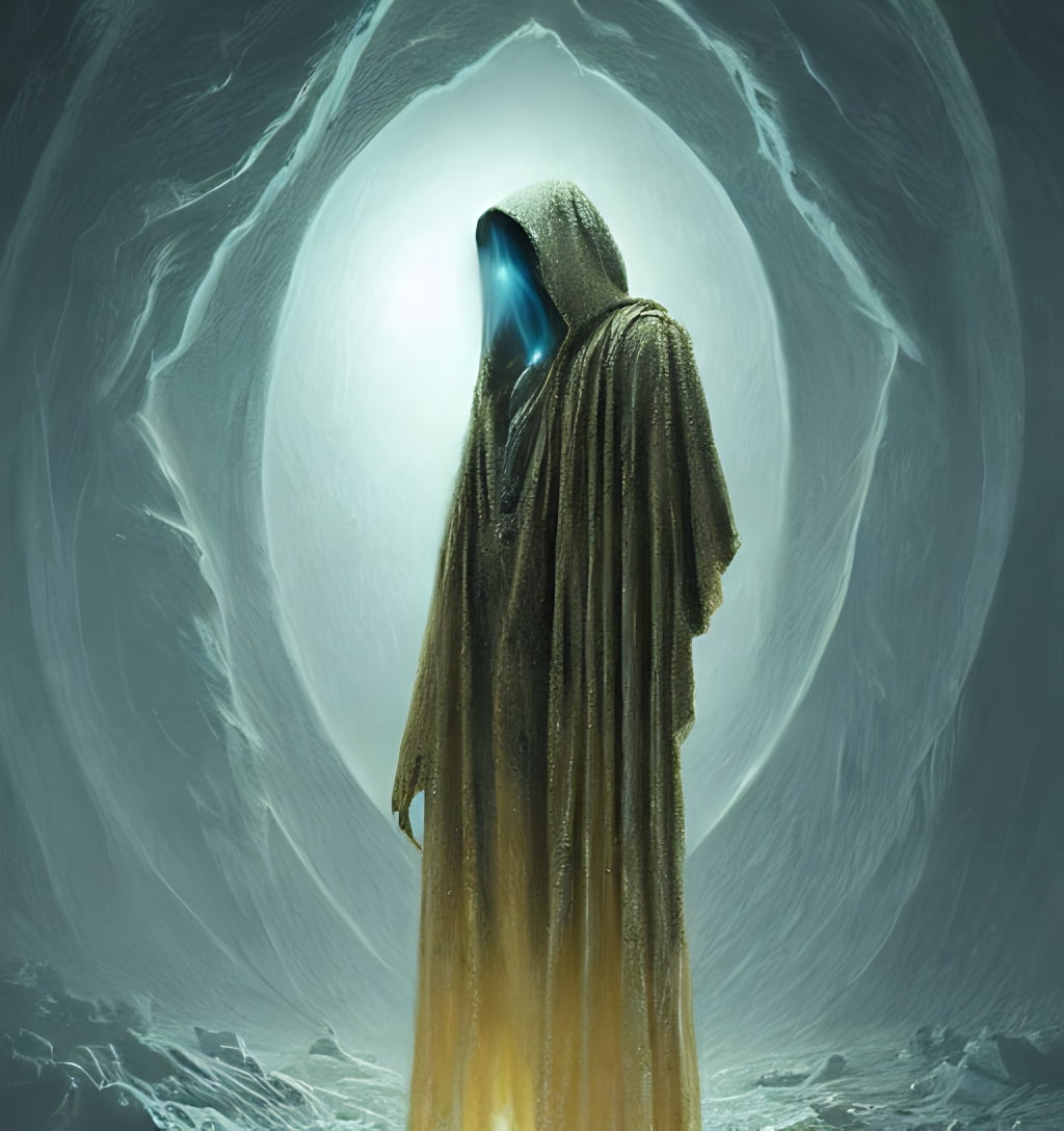 Lexica - Hyperrealist portrait of beautifully crystalized ring wraith ...
