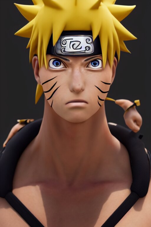 Lexica - Hyperrealistic photography of Naruto Uzumaki style of Gal ...