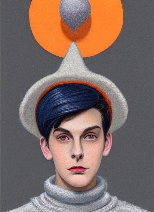 Lexica - Portrait of teenage jughead jones wearing a light grey crown ...
