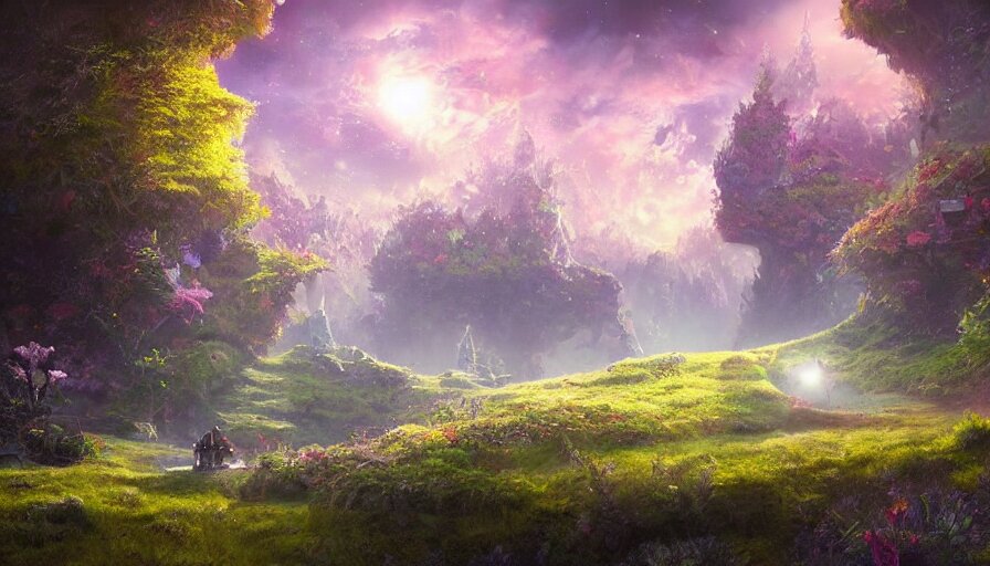Lexica - The garden at the end of the universe, trippy, jessica rossier ...