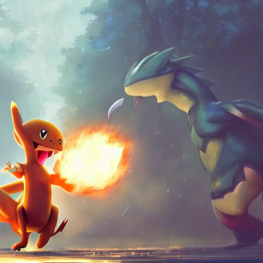 Lexica - Pokemon dragonite, style game square enix life, trending on ...