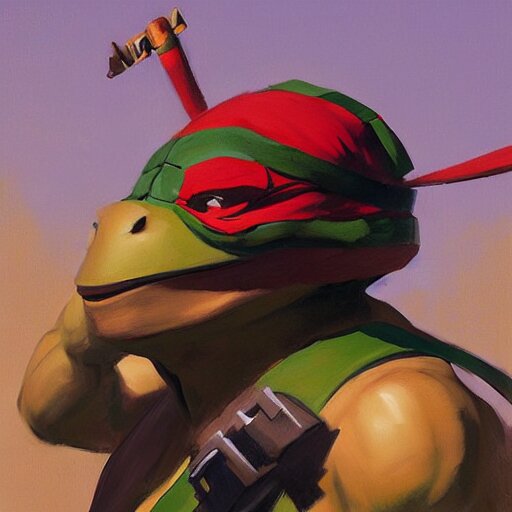 Lexica - Greg manchess portrait painting of a teenage mutant ninja ...