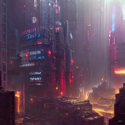 Lexica - Rpg battlemap of a cyberpunk city, greg rutkowski, dramatic ...