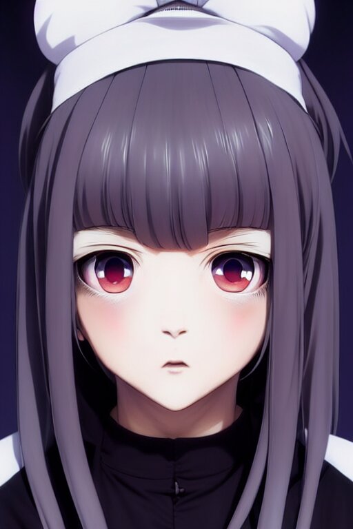 Lexica - Portrait Anime girl in nun clothes, holy church Warhammer ...