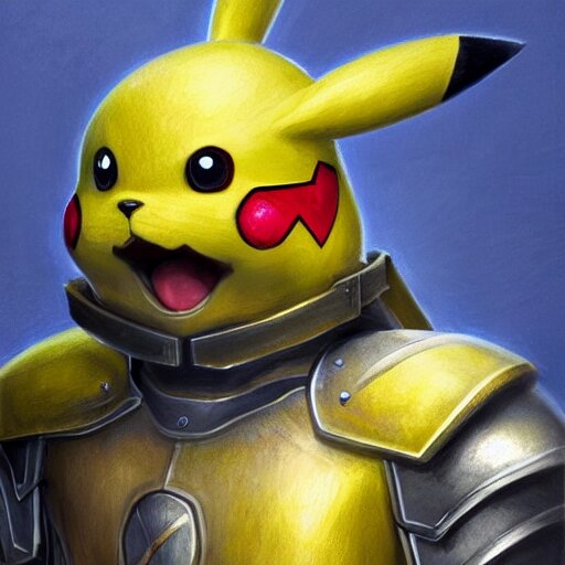 Lexica - Pikachu as a realistic fantasy knight, closeup portrait art by ...