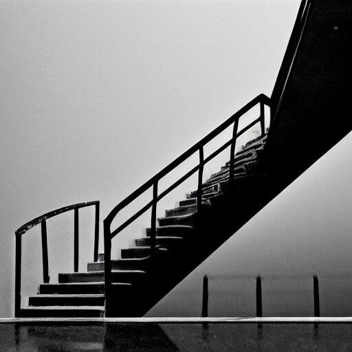Lexica - Black and white press photograph, highly detailed vast space ...