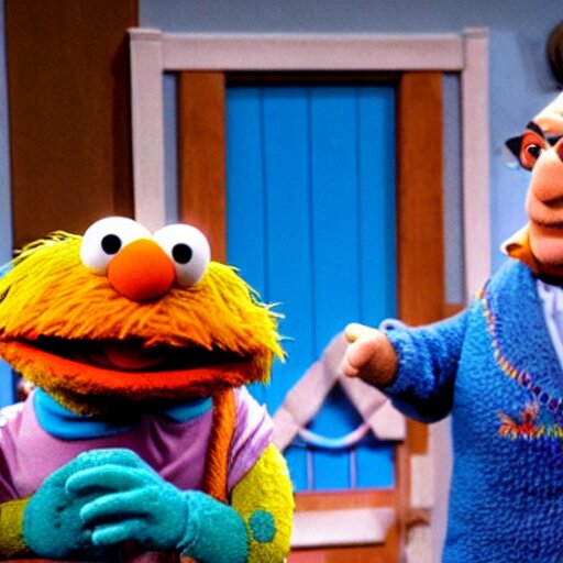 Lexica - Danny Devito as a muppet in sesame street, 8k resolution, full ...