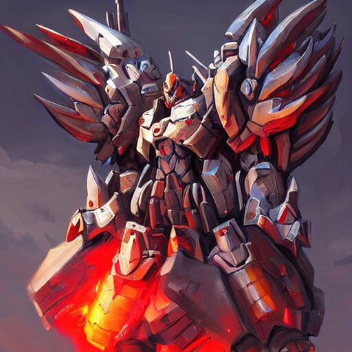 Lexica - Greg manchess portrait painting of armored magnus the red with ...