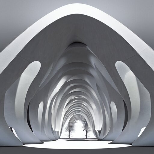 Lexica - Mosque by zaha hadid fantasy world