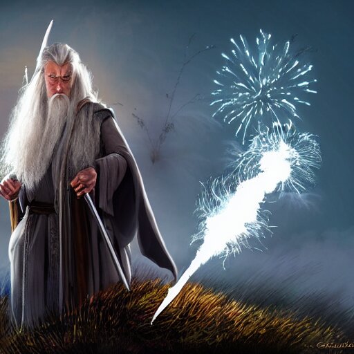 Lexica - Gandalf playing with fireworks, lord of the rings, the hobbit ...