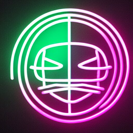 Lexica - Anonymous society neon logo
