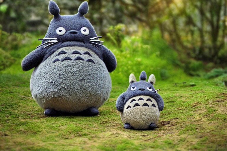 Lexica - Real life totoro, cute!!!, happy!!!, chunky!!!, content ...