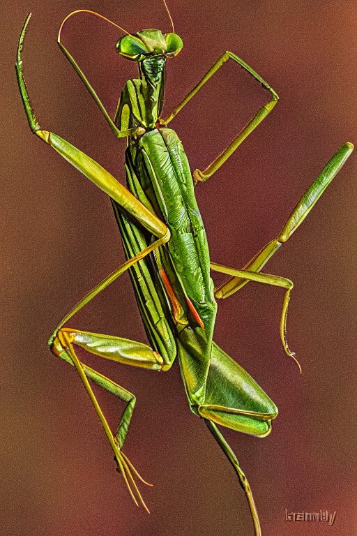 Lexica - Praying mantis, by lucy arnold