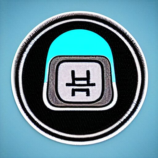 Lexica - A concept art of a hacker group cloth emblem patch, brain icon, electric current icons ...