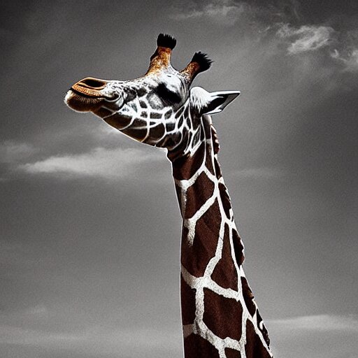 Lexica - “ extremely tall scary nightmare giraffe