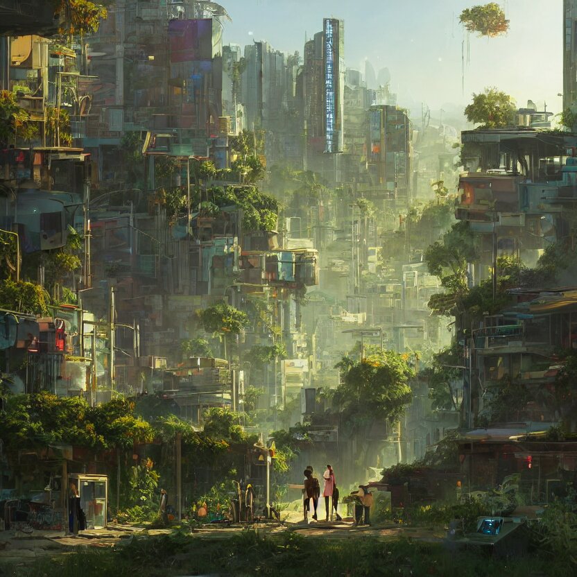 Lexica - A cinematic composition depicting : we're overlooking a ...