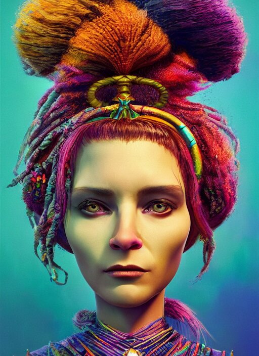 Lexica - An anthropomorphic beautiful goddess female wizard portrait ...