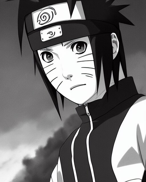 Lexica - Naruto, medium shot, visible face, detailed, perfectly shaded, perfectly shaded face ...