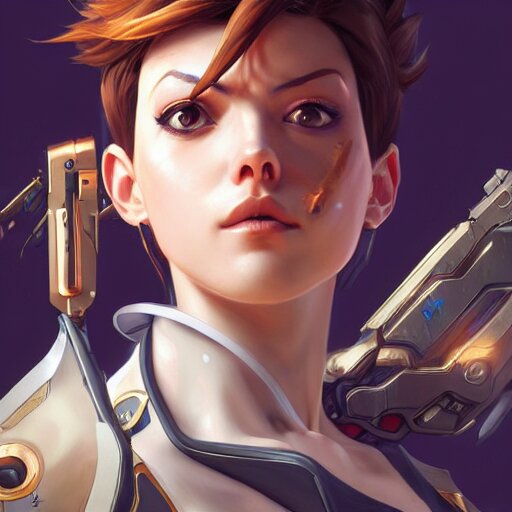 Lexica - Ultra realistic illustration of tracer overwatch, intricate ...