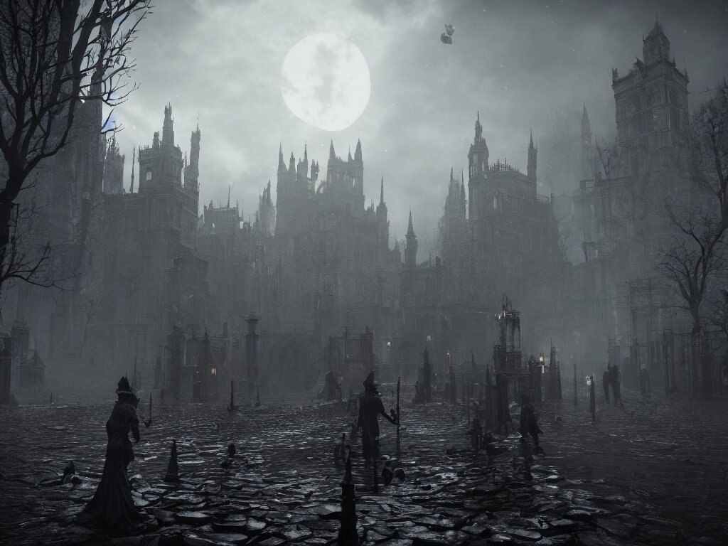 Lexica - Bloodborne 2, dark, nighttime, victorian england style, horror ...