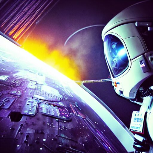 Lexica - Ultra wide angle very closeup view of a pilot in a futuristic ...